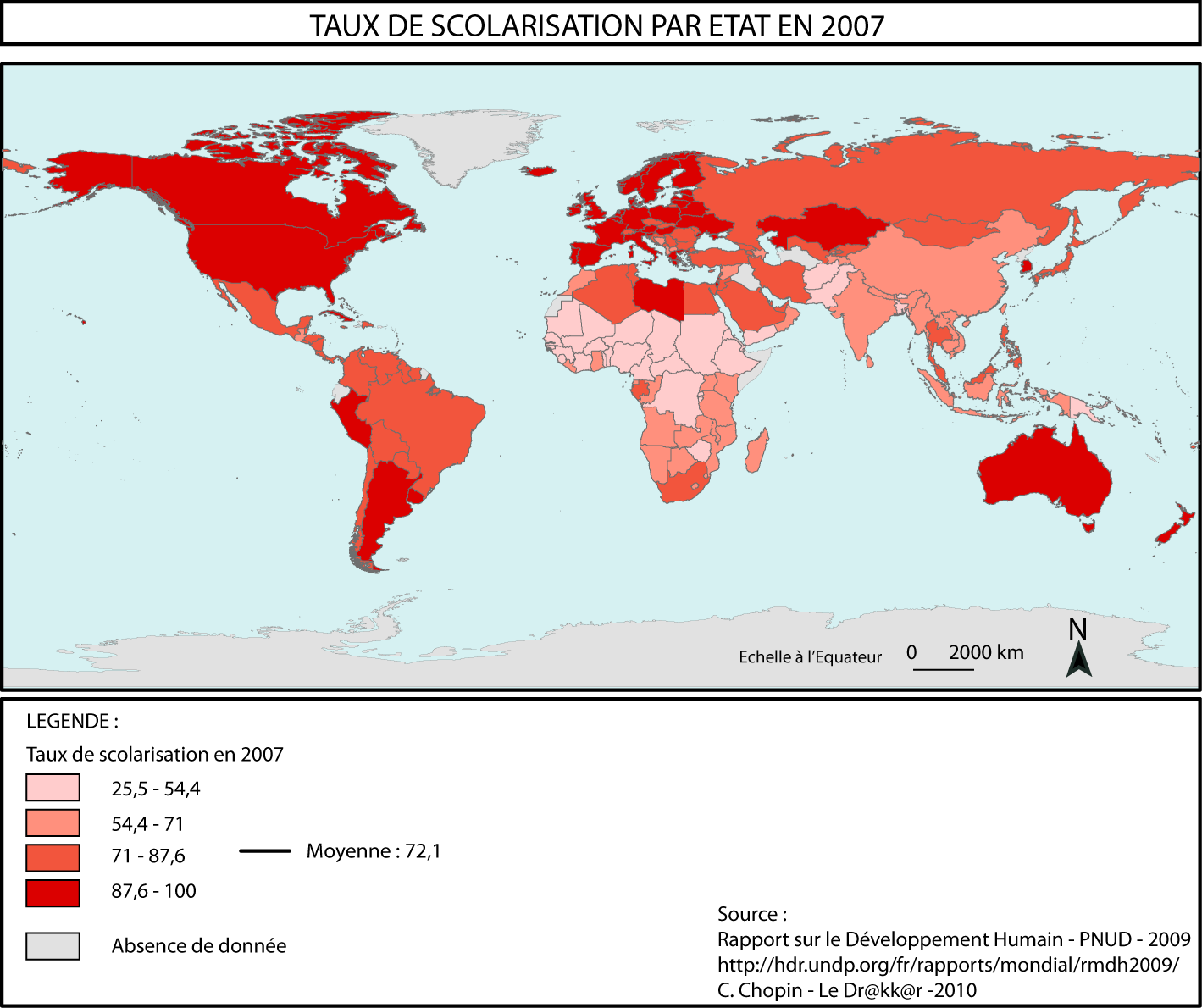 La carte mondiale des QI – explications complètes – Ramus Méninges